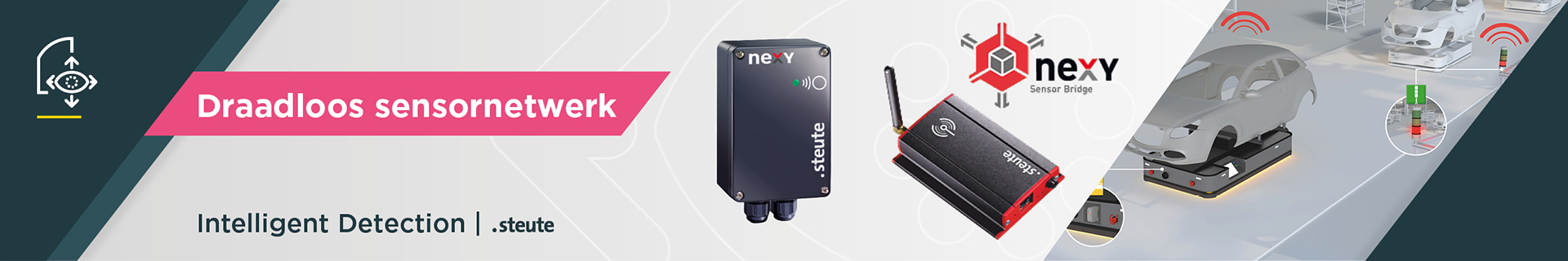 steute nexy - Draadloos sensornetwerk met accesspoint | fortop NL